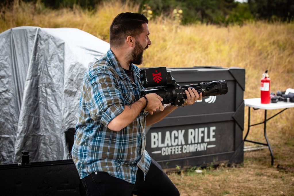 Behind the Scenes of the Black Rifle Coffee Tesla Model XR556