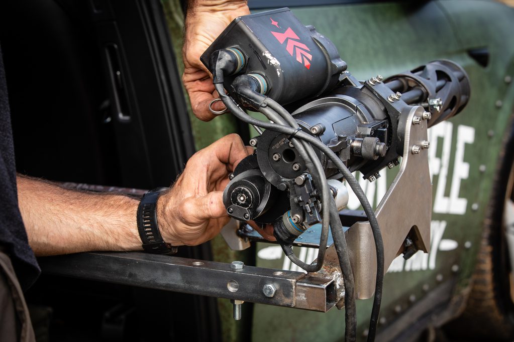 Behind the Scenes of the Black Rifle Coffee Tesla Model XR556