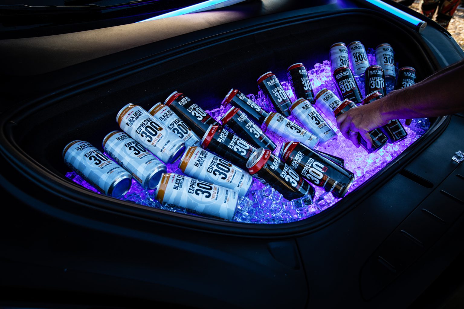 Behind the Scenes of the Black Rifle Coffee Tesla Model XR556