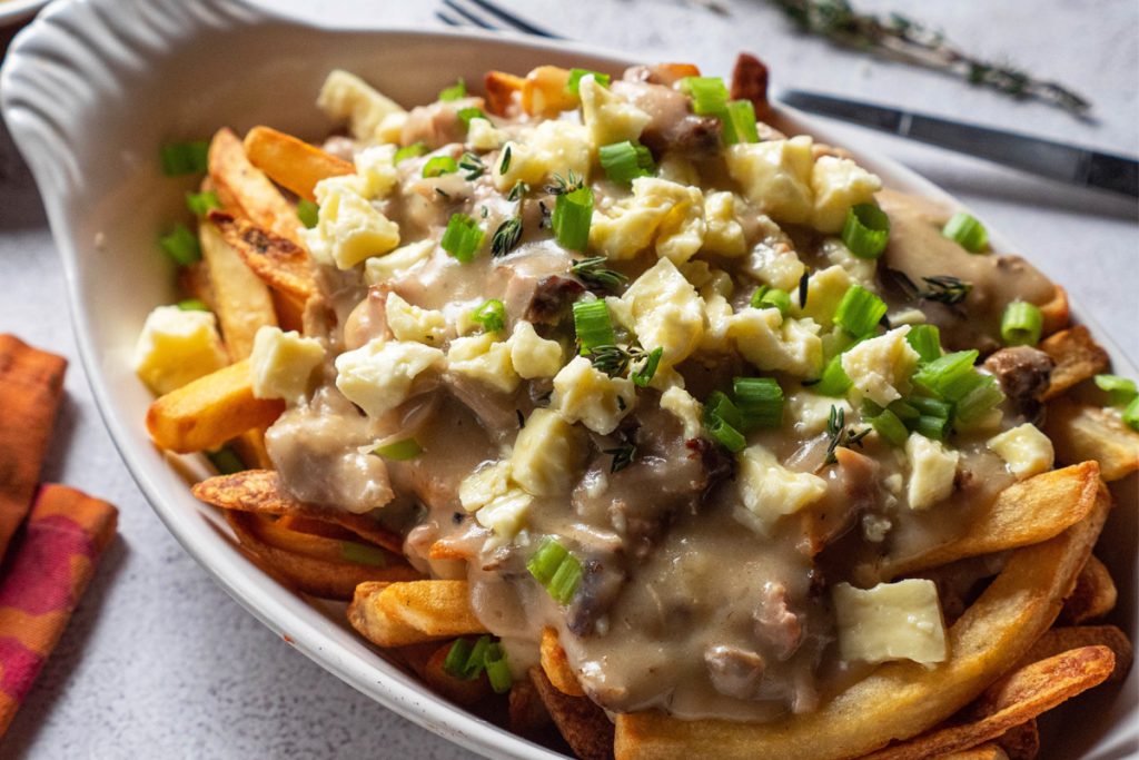 Poutine Recipe Twist: Use Wild Turkey Wing Meat and an Air Fryer