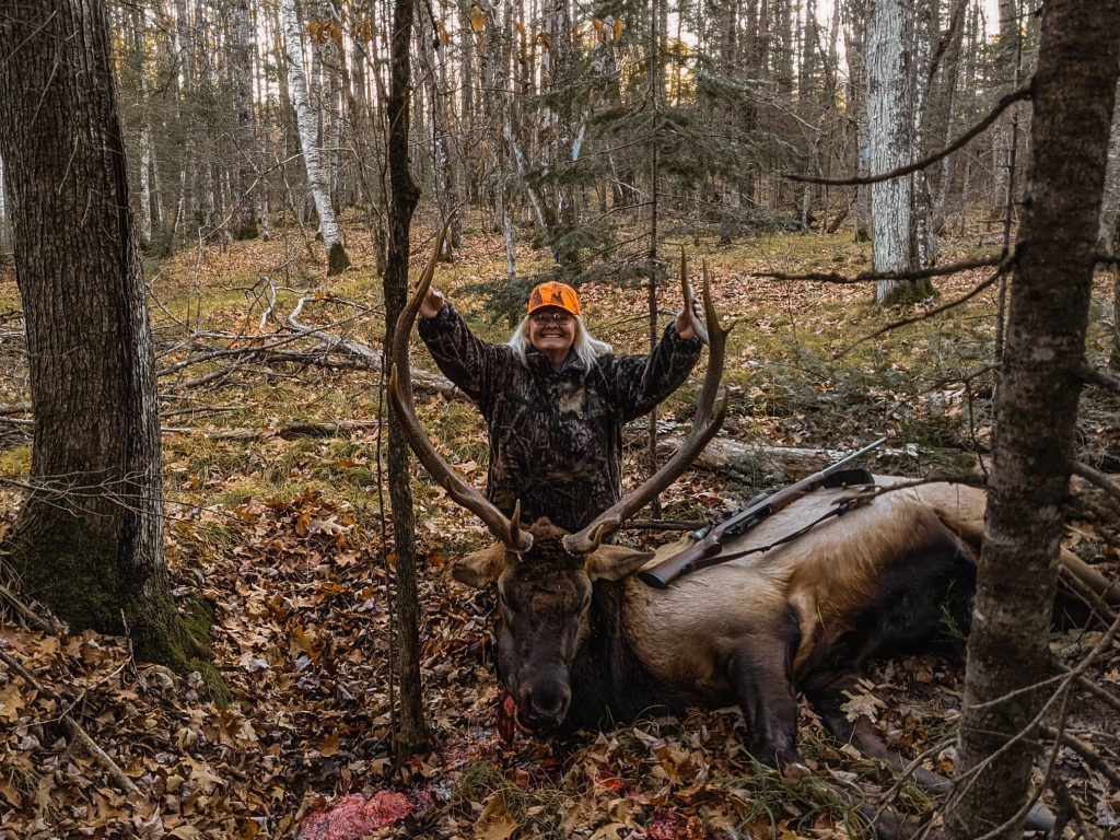 First-Time Hunter, Grandmother Tags Bull During Wisconsin Elk Season