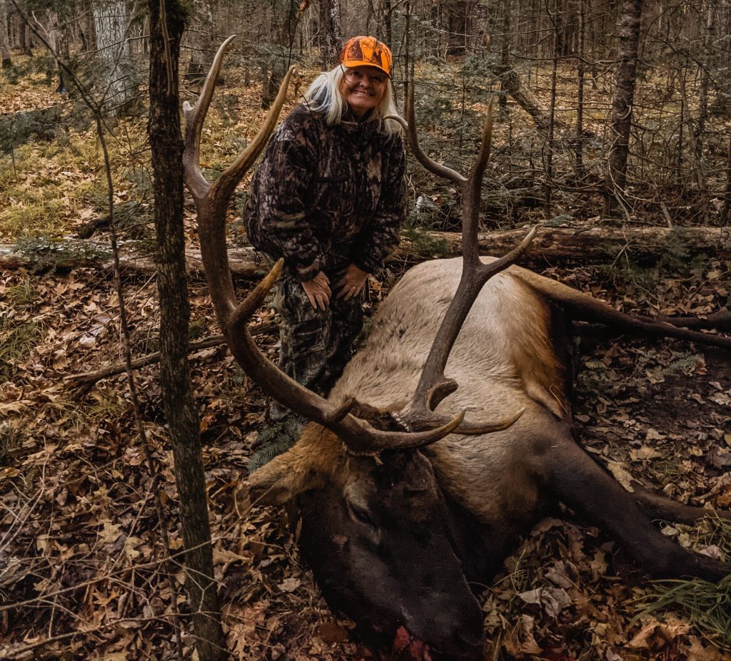 First-Time Hunter, Grandmother Tags Bull During Wisconsin Elk Season