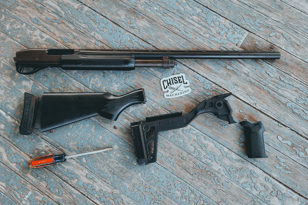 Chisel Machining Red-Dot Ready Remington 870 Stock: First Look
