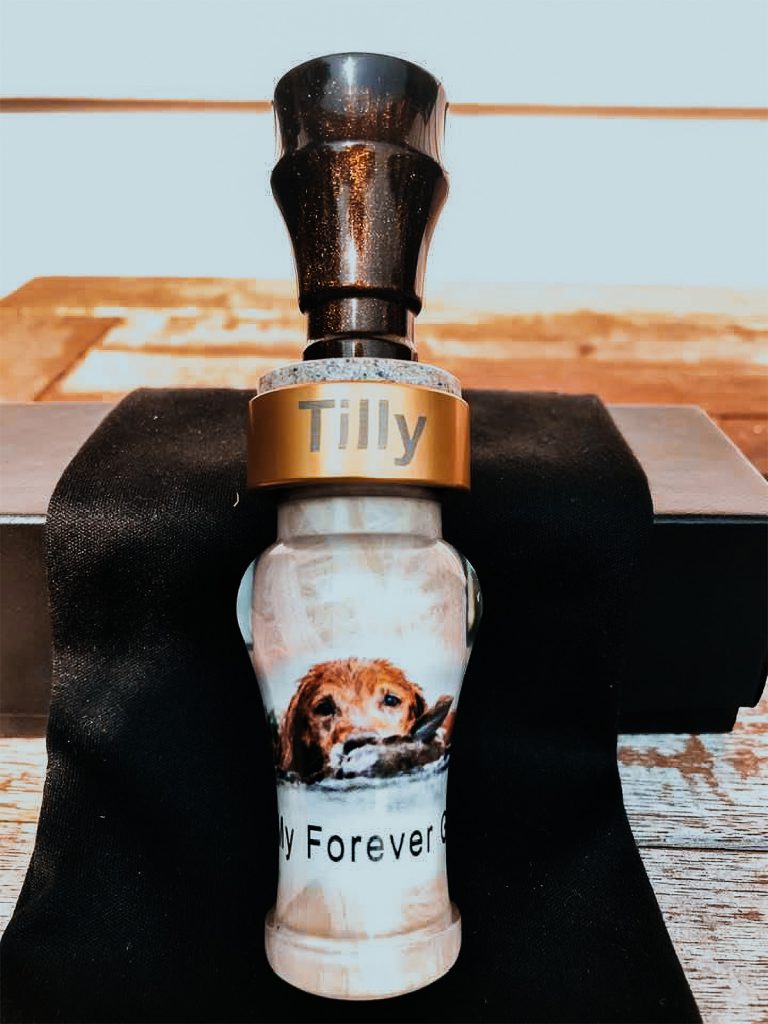 Custom Duck Calls Made From Man’s Best Friend
