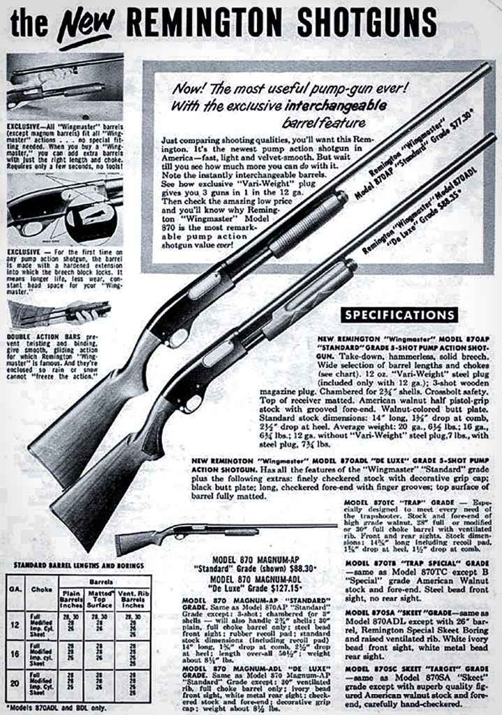 The Remington 870: America's Best Selling Pump Shotgun